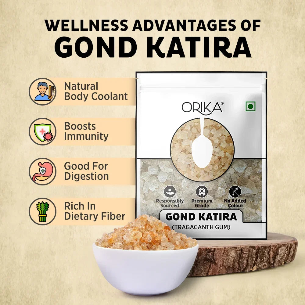 Orika Gond Katira (Tragacanth Gum) – 80g