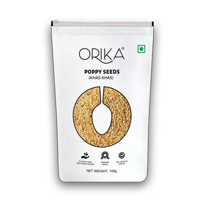Orika Poppy Seeds (Khas Khas) – 100g, Unpolished & Cleaned